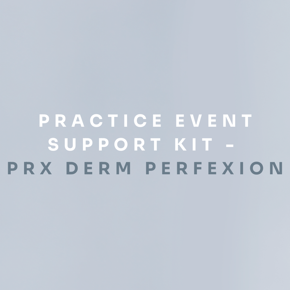 Practice Event Support Kit - PRX Derm Perfexion – WiQo® US, Inc.