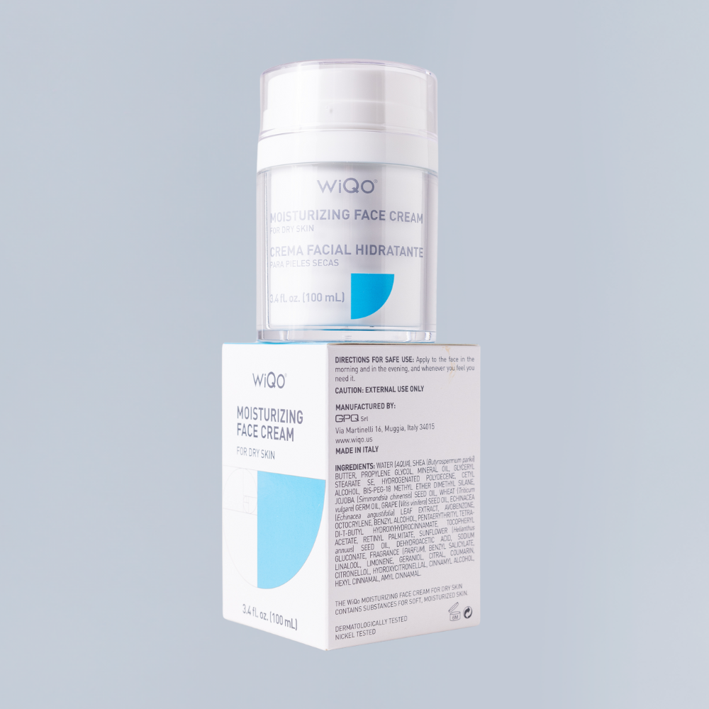 Moisturizing Face Cream For Dry Skin, Backbar (100ml) – WiQo® US, Inc.